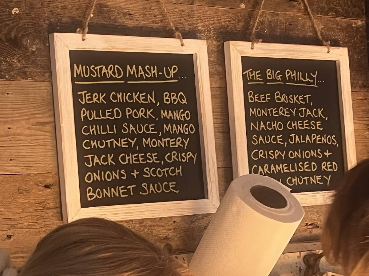 Menu at Mustard restaurant, Bromley, 201 Southborough Ln