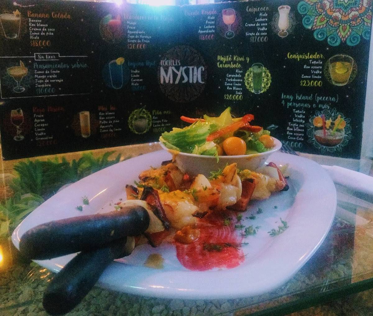 Carta de Mystic Restaurante, Medellín