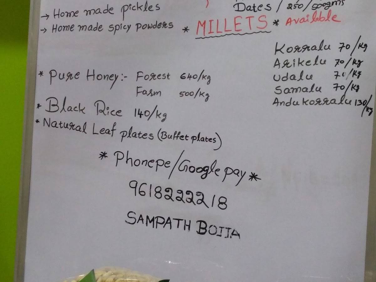 Menu at NAYA Tiffins-Meals-Millets(Pure Veg), Hyderabad
