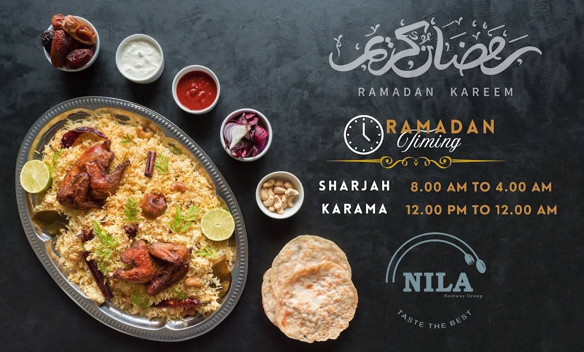 Menu at Nila Restaurant & Grill - Al Nahda, Sharjah, behind Safeer Mall