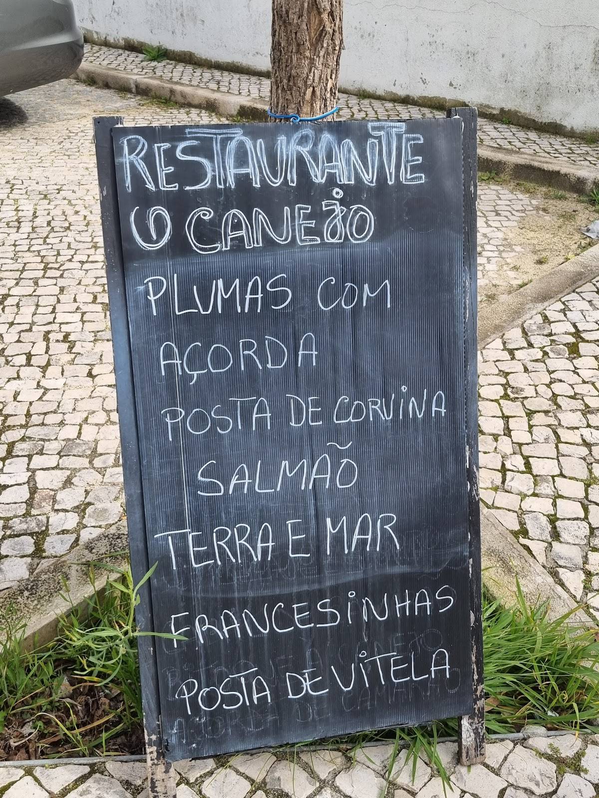 Menu em O Canejo restaurante, Paço de Arcos
