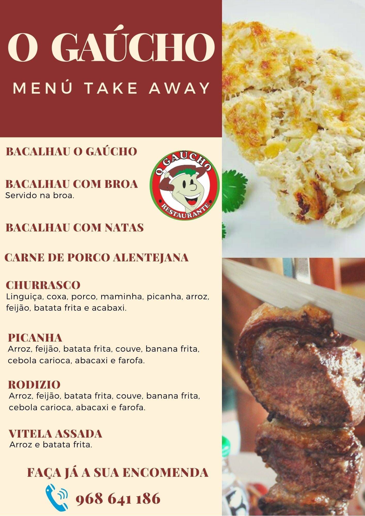 Menu em Restaurante O Gaúcho, Agueda, N1 n 467