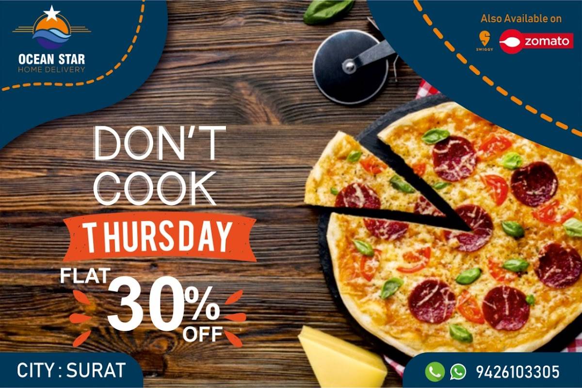 Menu at OCEAN STAR HOME KITCHEN, Surat