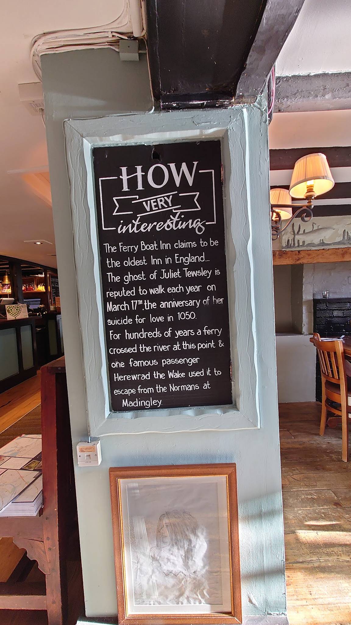 Menu at Old Ferry Boat pub & bar, Saint Ives, Holywell St Ives