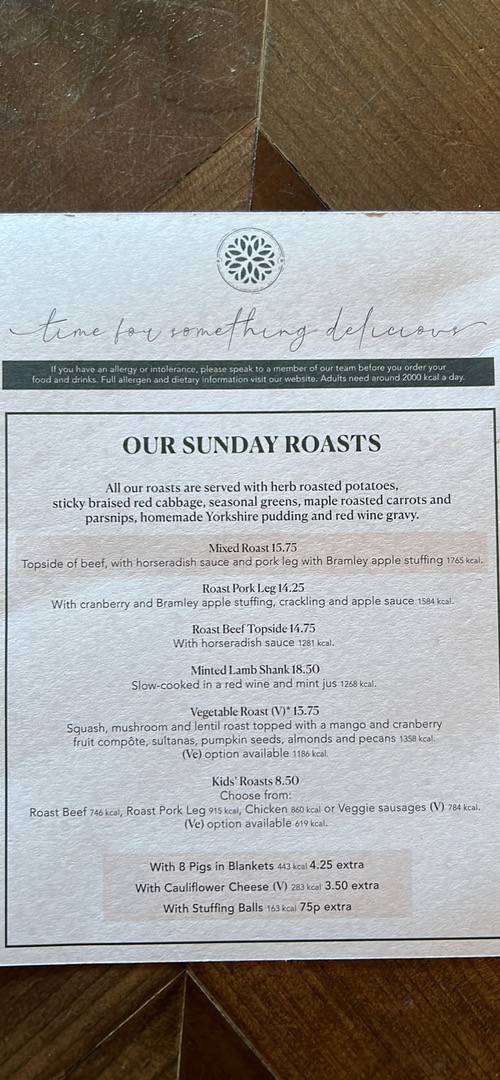 Menu at Old Irish Harp pub & bar, Walsall