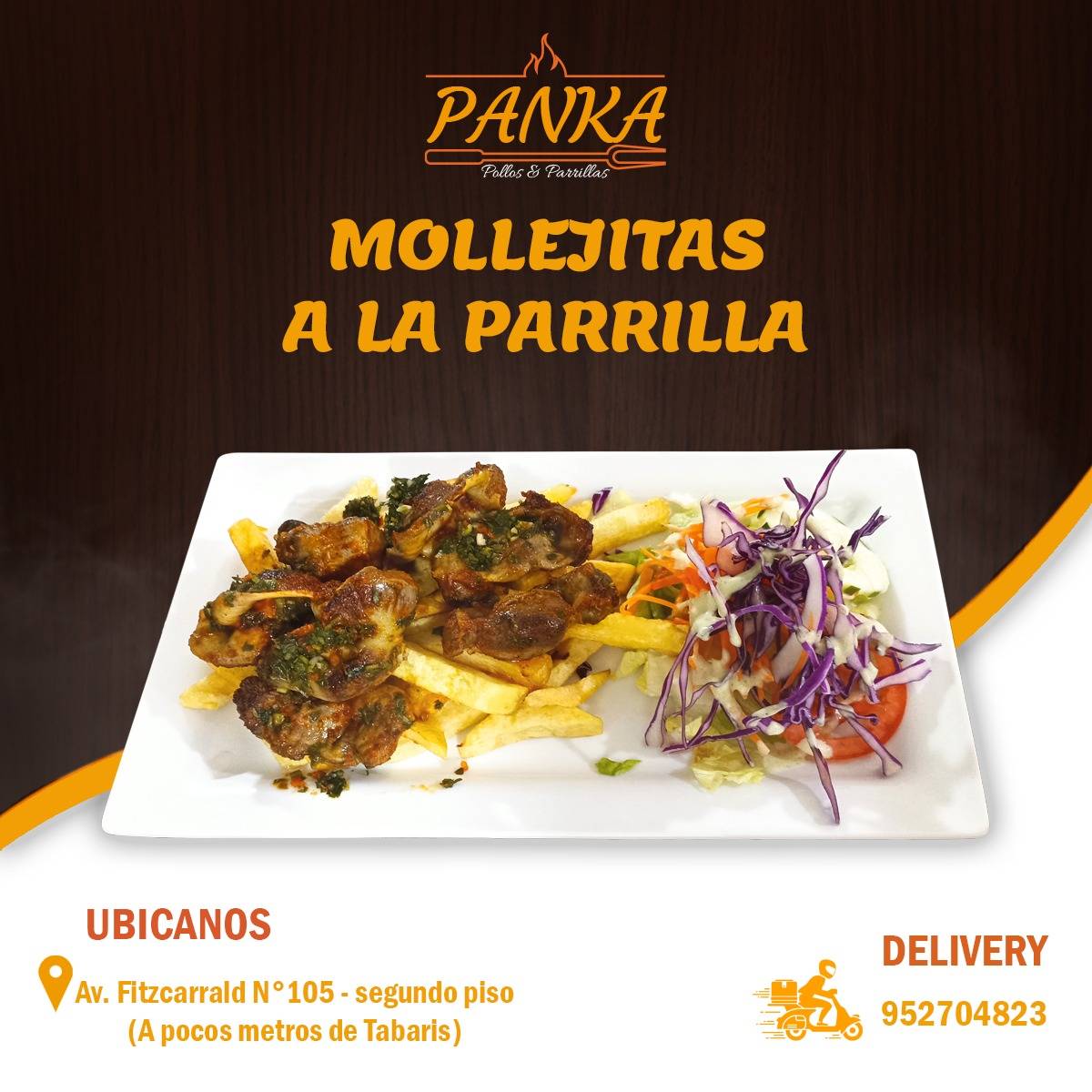 Menu at PANKA Pollos & Parrillas, Huaraz