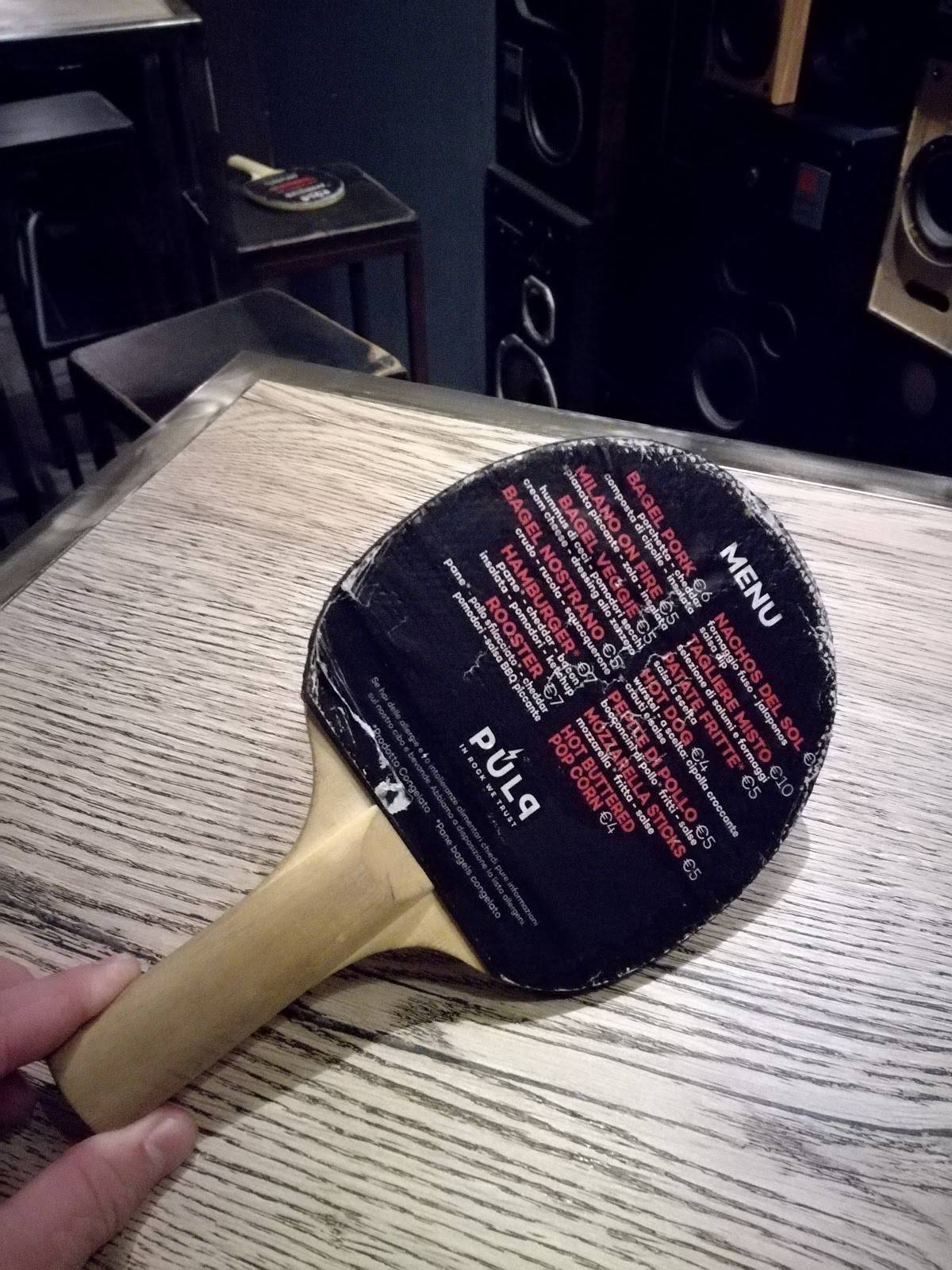 Menu da PULP pub & bar, Milano