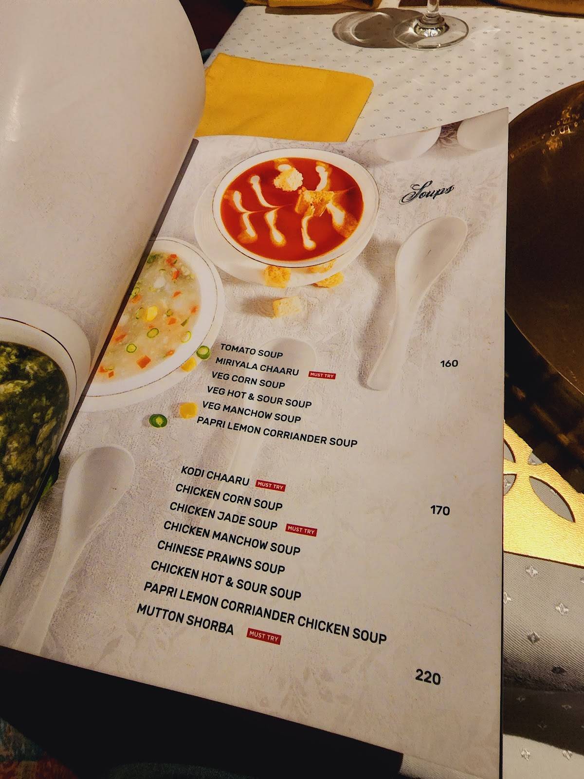 Menu at Pakka Local Hitech City, Hyderabad