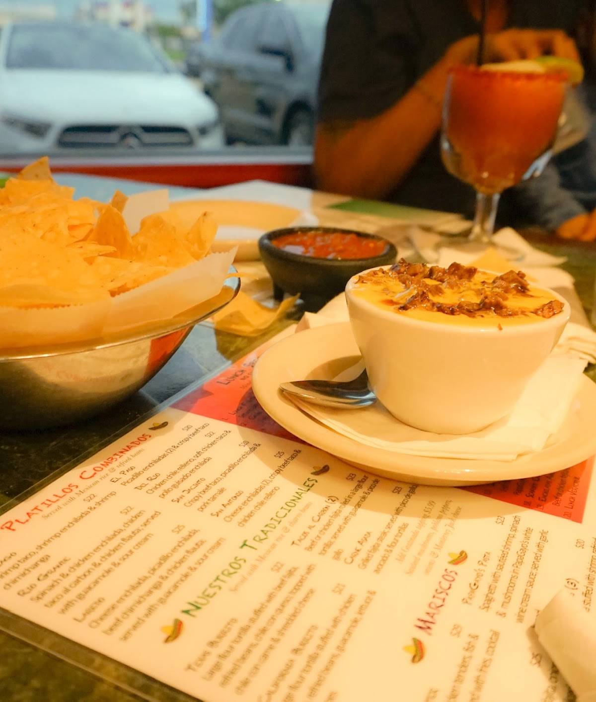 Menu at Papagayos Tex Mex Cantina restaurant, Houston