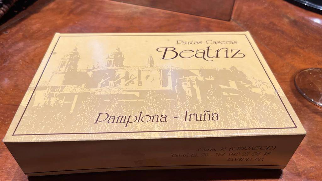 Menu at Pastas caseras Beatriz desserts, Pamplona, C. de la Estafeta