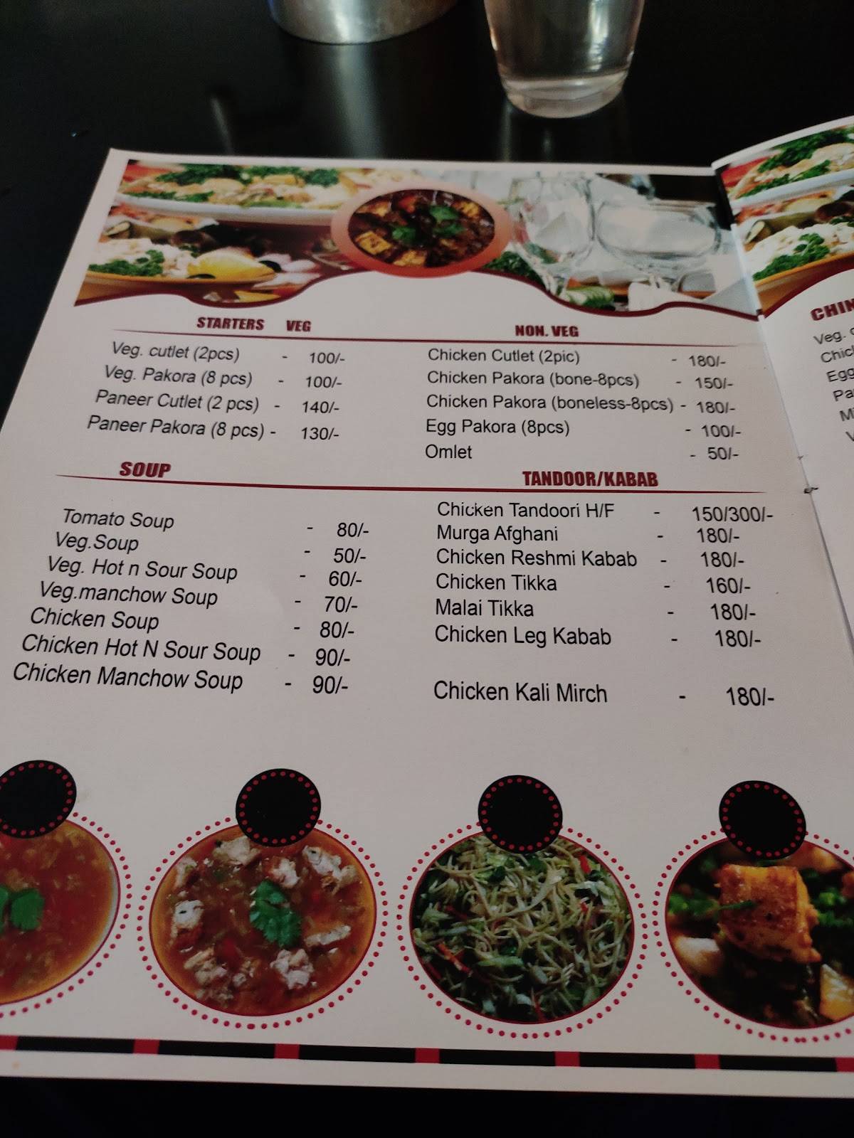 Menu at Dhaba & Kabab Wala, Patna, H. No