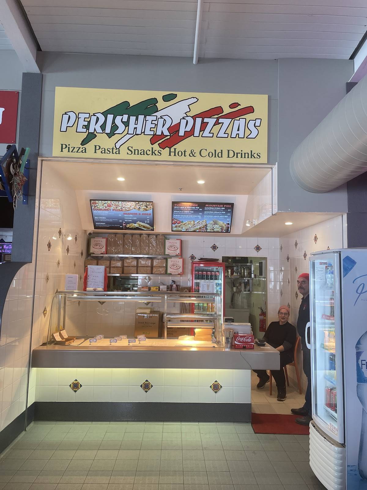 Carta de pizzería Perisher Pizza, Perisher Valley