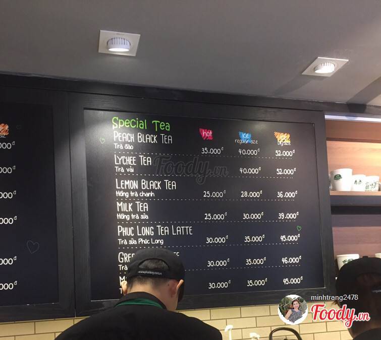 Menu at Phuc Long Coffee & Tea restaurant, Ho Chi Minh City, 26 Đ ...