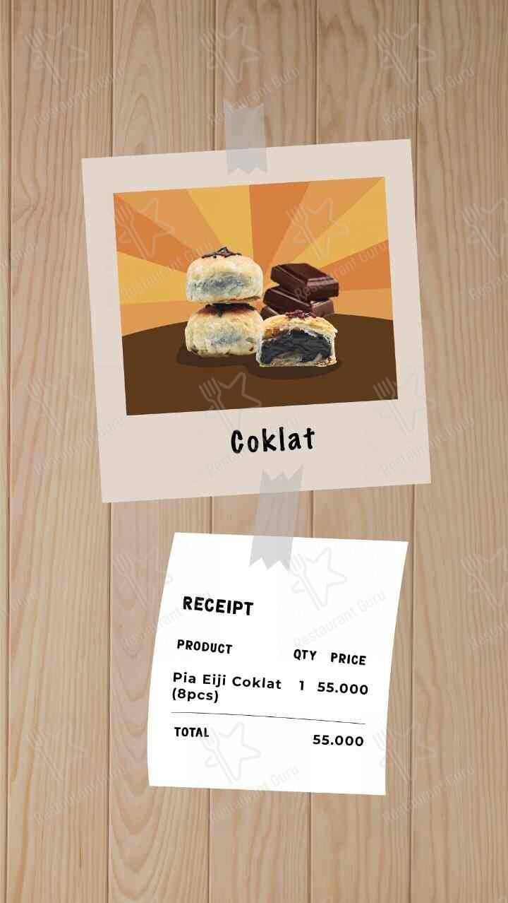 Menu at Pia Eiji Raya Kuta desserts, Denpasar, Jl. Raya Kuta No.103