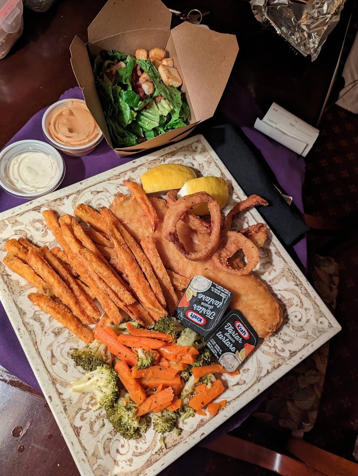 Menu at Pinewood Motor Inn restaurant, Espanola