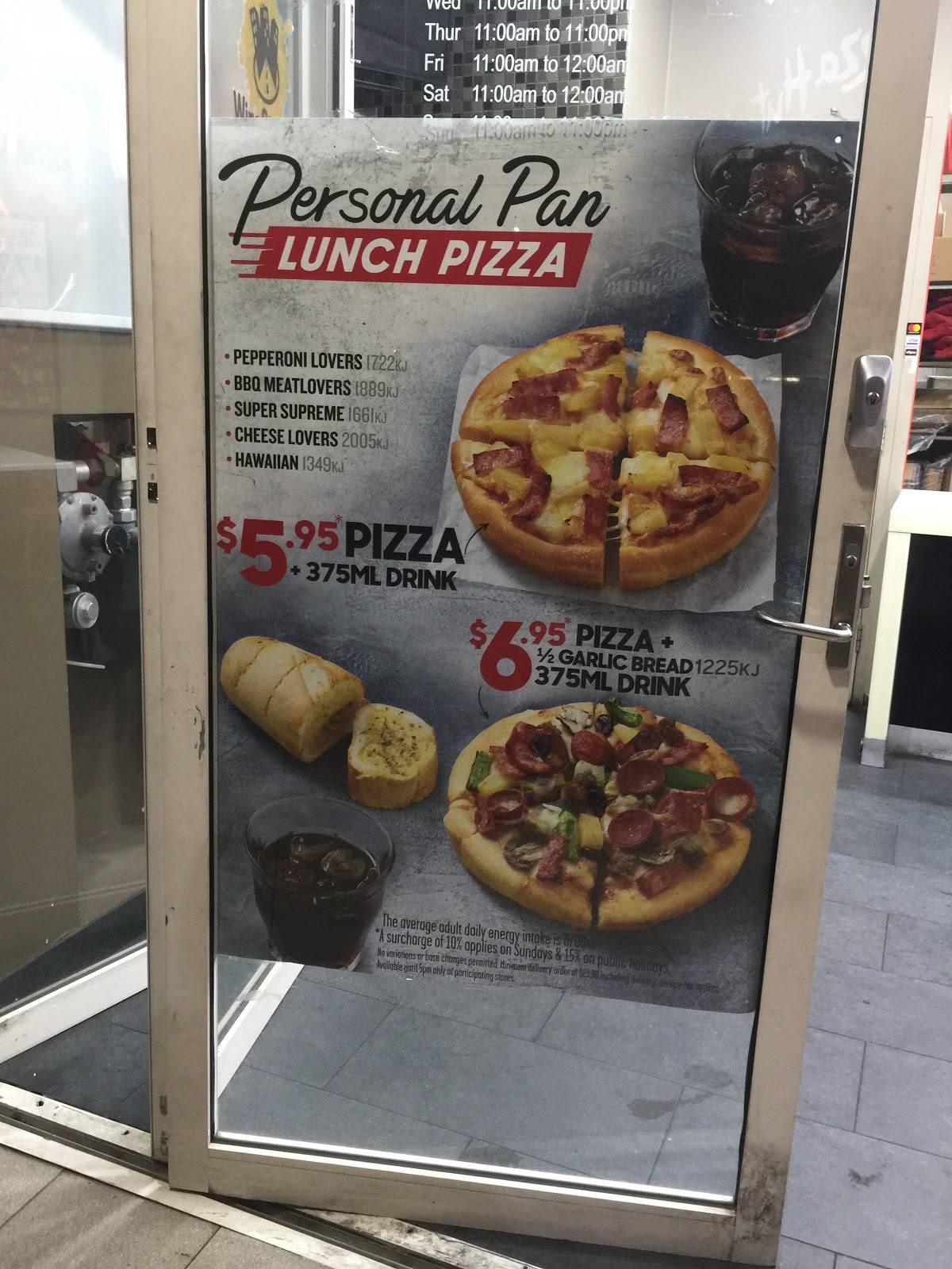 Menu at Pizza Hut Chullora pizzeria, Greenacre, Shop 7/355-357 Waterloo Rd