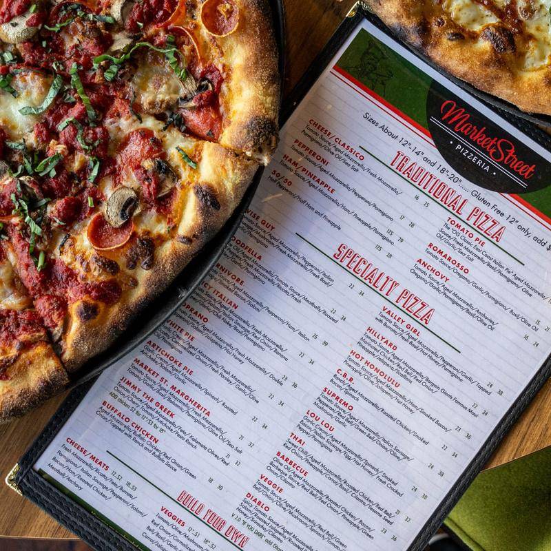 Menu at Market Street Pizza Valley pizzeria, Spokane Valley