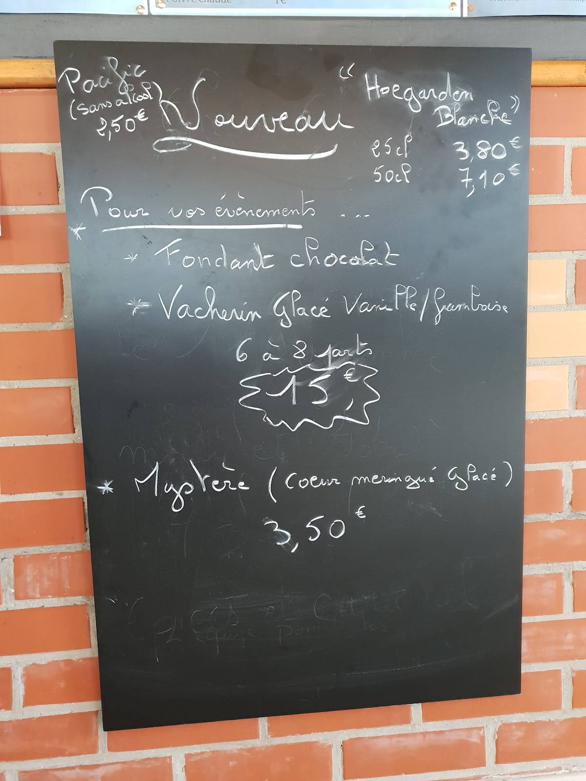 Menu au Pom'Frites restaurant, Attin