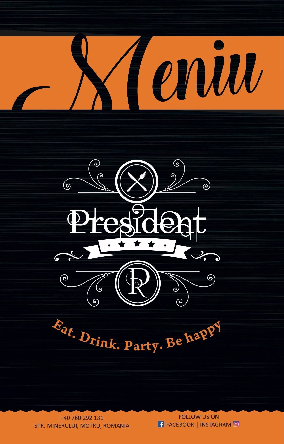 Menu at President Bar & Grill, Motru