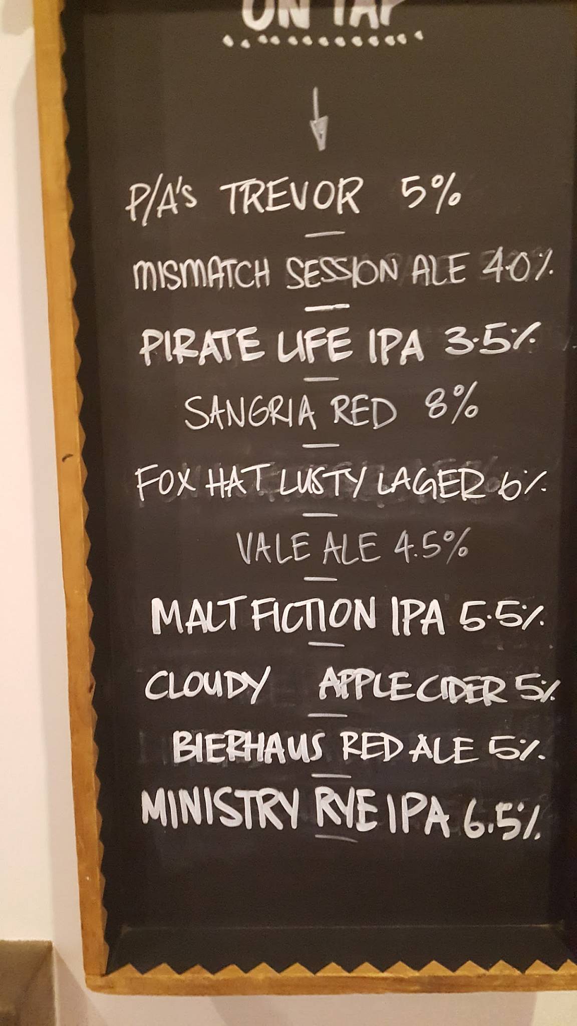 Menu at Prince Albert Hotel pub & bar, Gawler