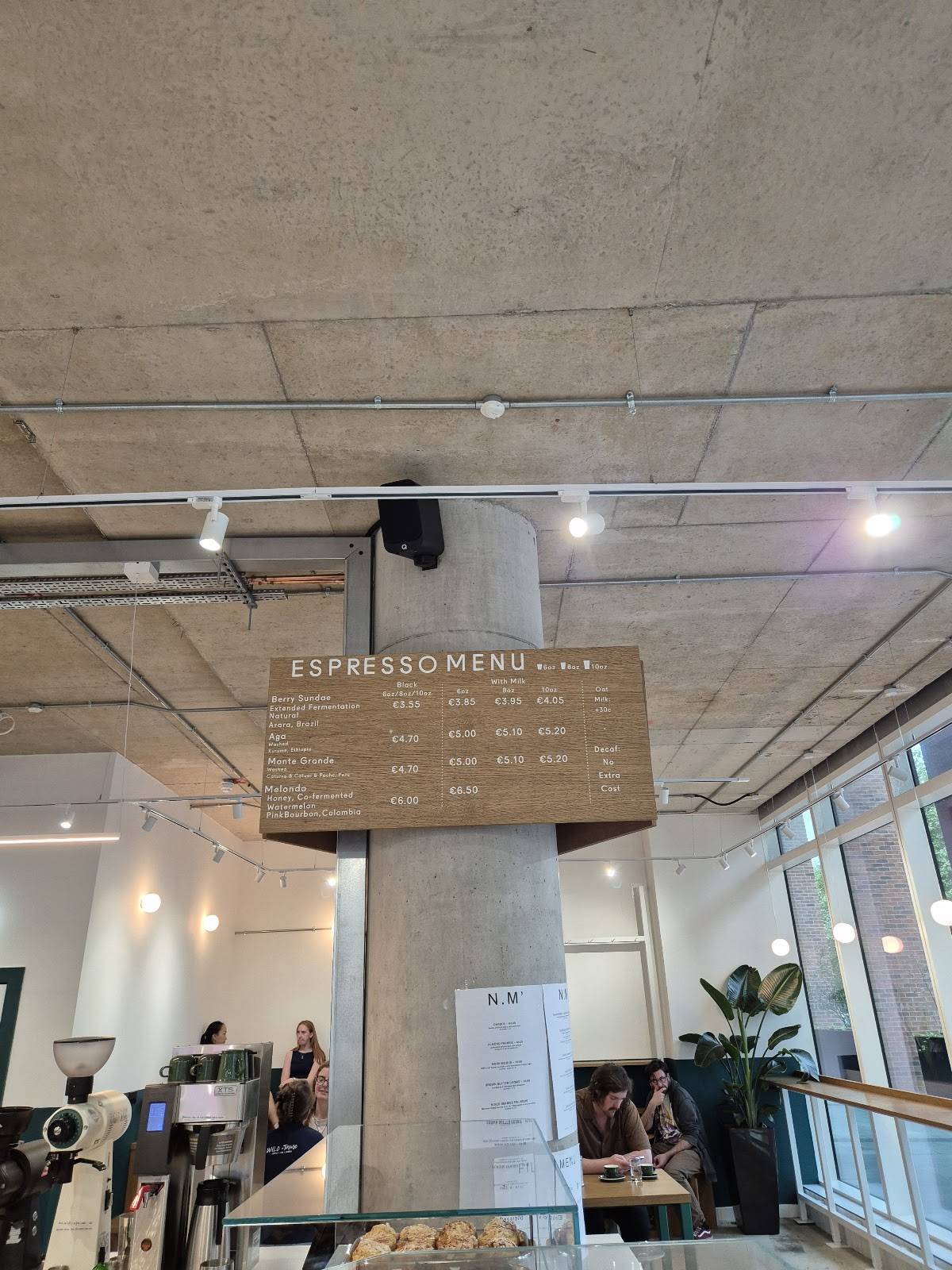 Menu at Proper Order Coffee Co cafe, Dublin