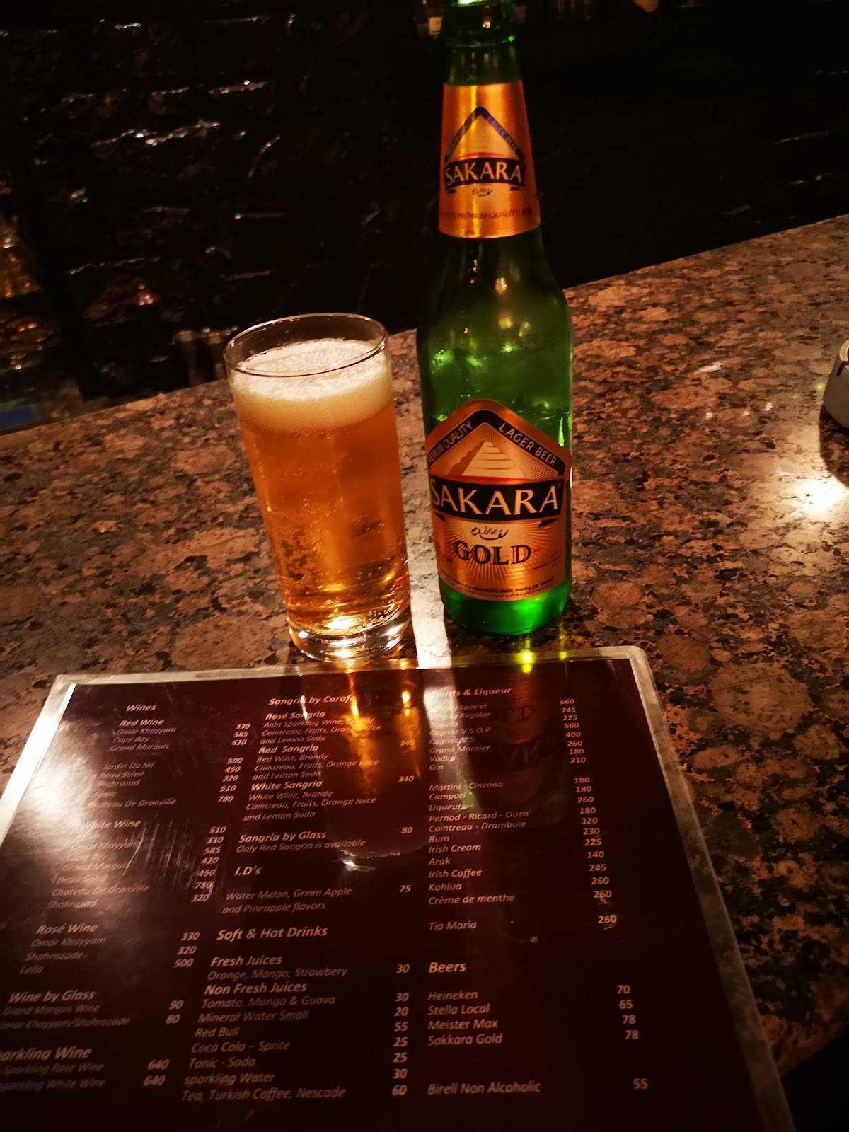Menu at Pub 28, Cairo, 28 Shagaret Al Dor