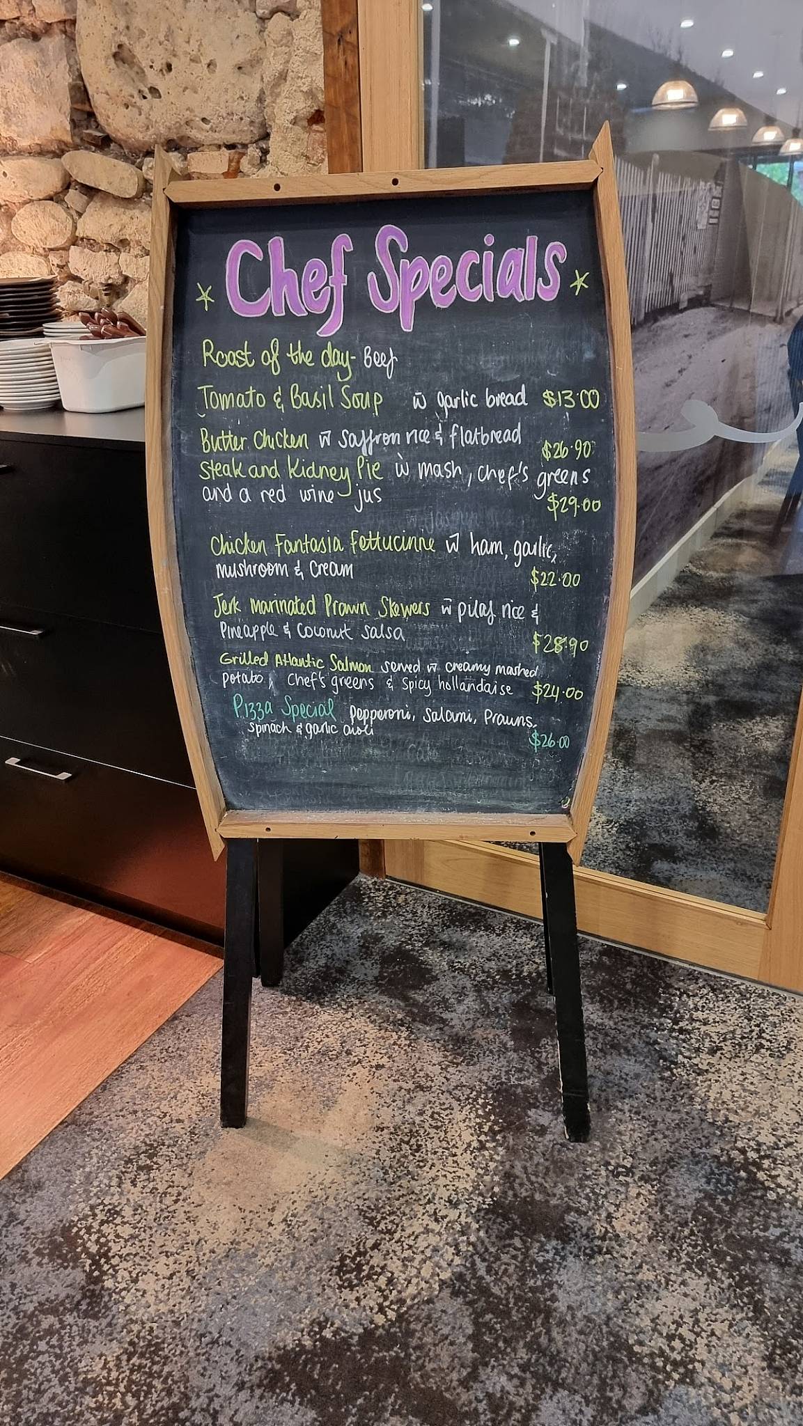Menu at Aldinga Hotel pub & bar, Aldinga