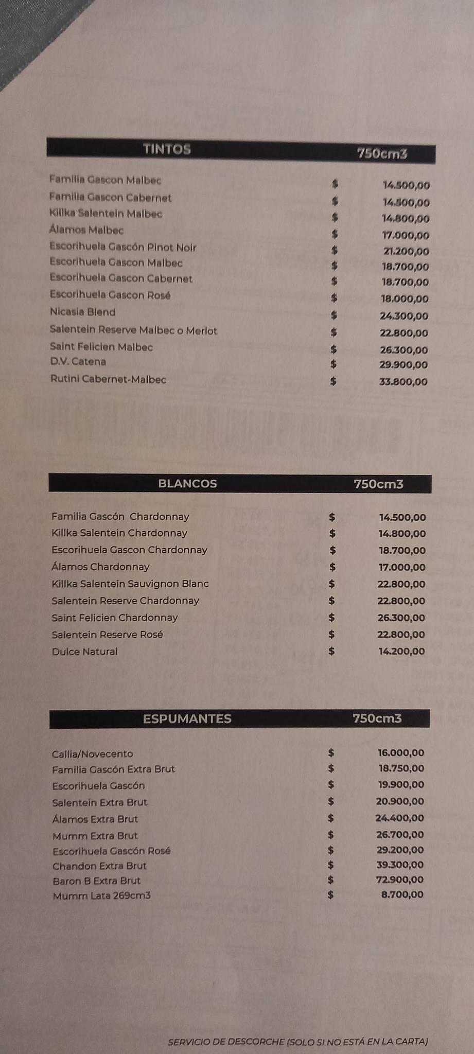 Menu at Club Alemán Restaurant, Buenos Aires, Avenida Corrientes 327 ...