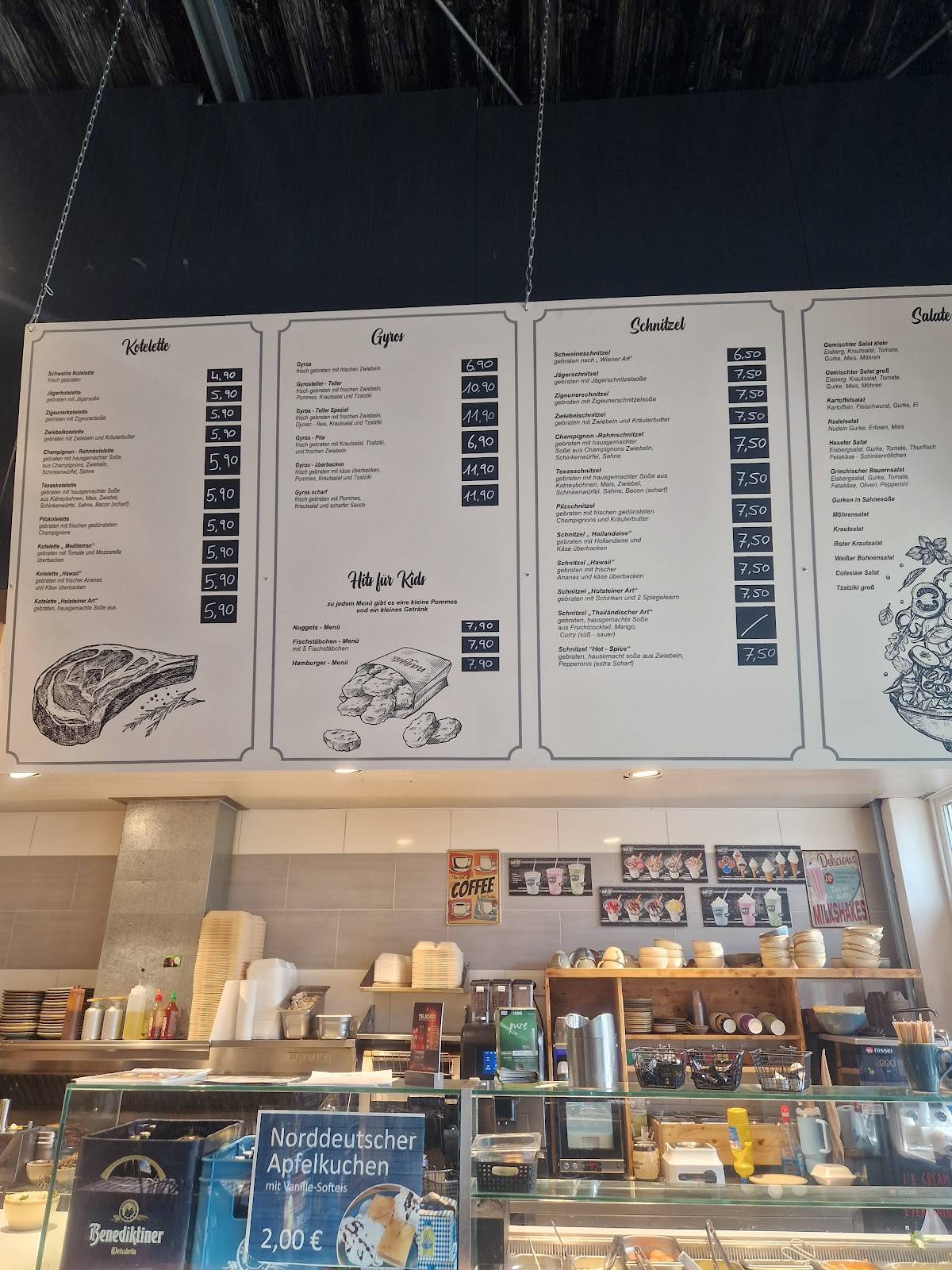 Speisekarte von Die Schnitzelfabrik Hesel pub & Bar, Hesel