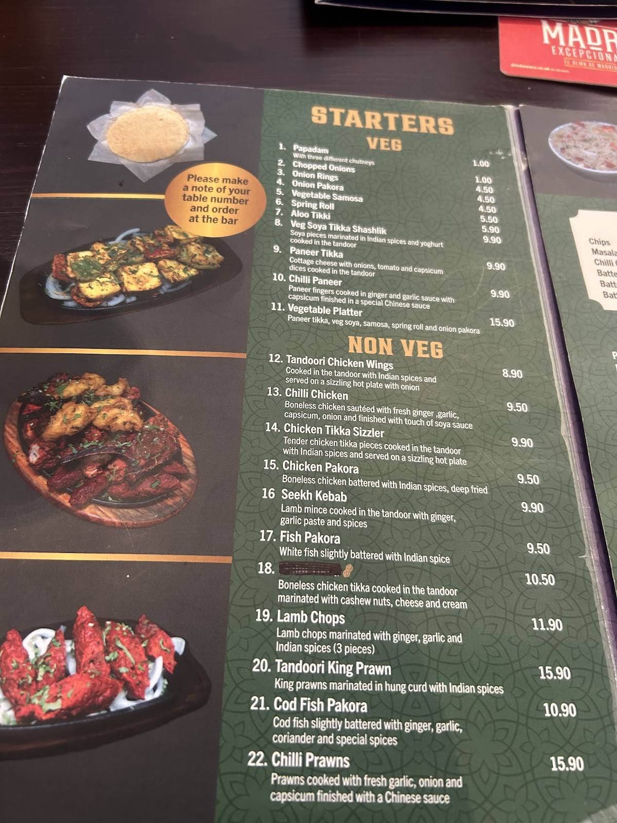Menu at Fradley Arms pub & bar, Lichfield