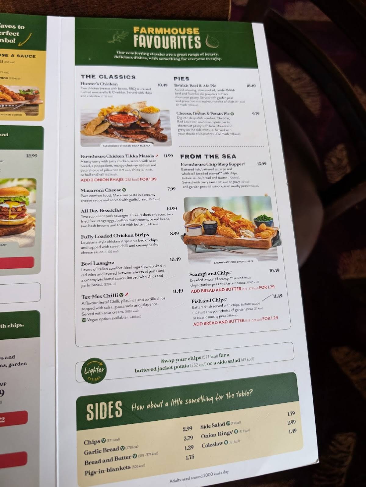 Menu at Hawthorne Farm - Dining & Carvery pub & bar, Leeds