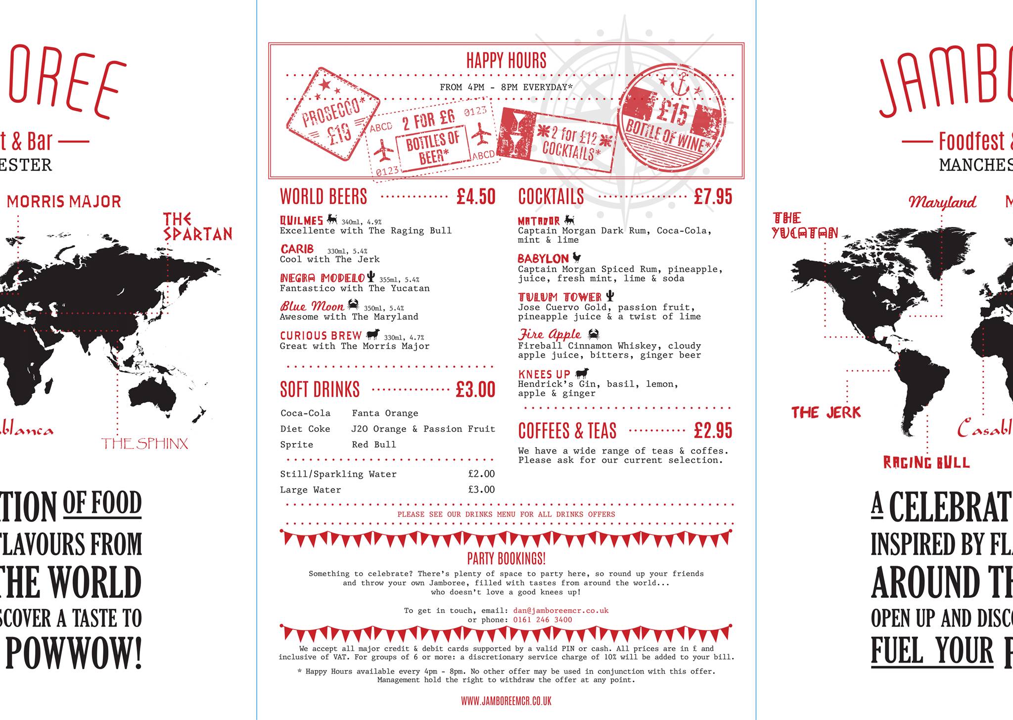 Menu at ibis Styles Manchester Portland Hotel pub & bar, Manchester