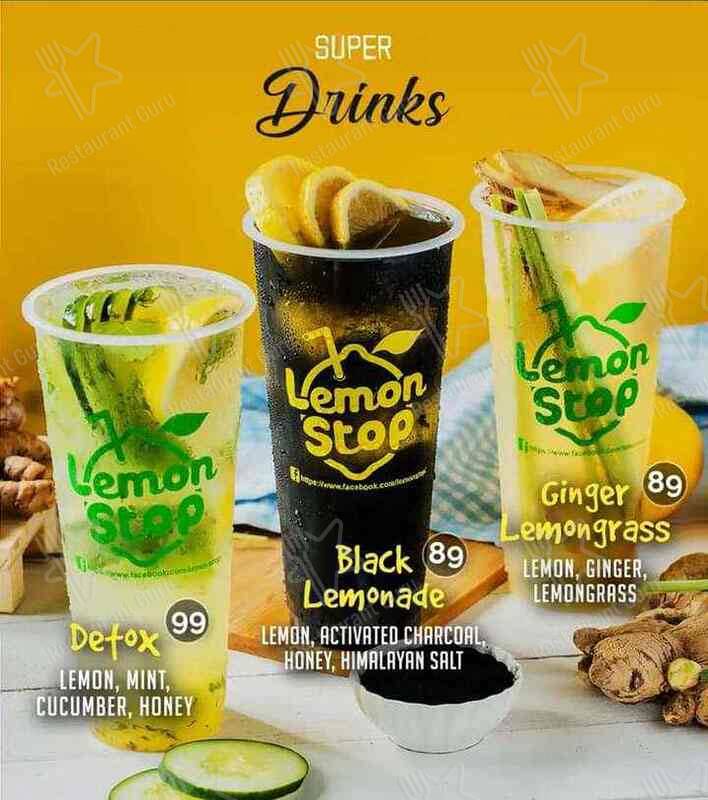 Menu at Lemon Stop pub & bar, Makati, Higher Ground Food Station