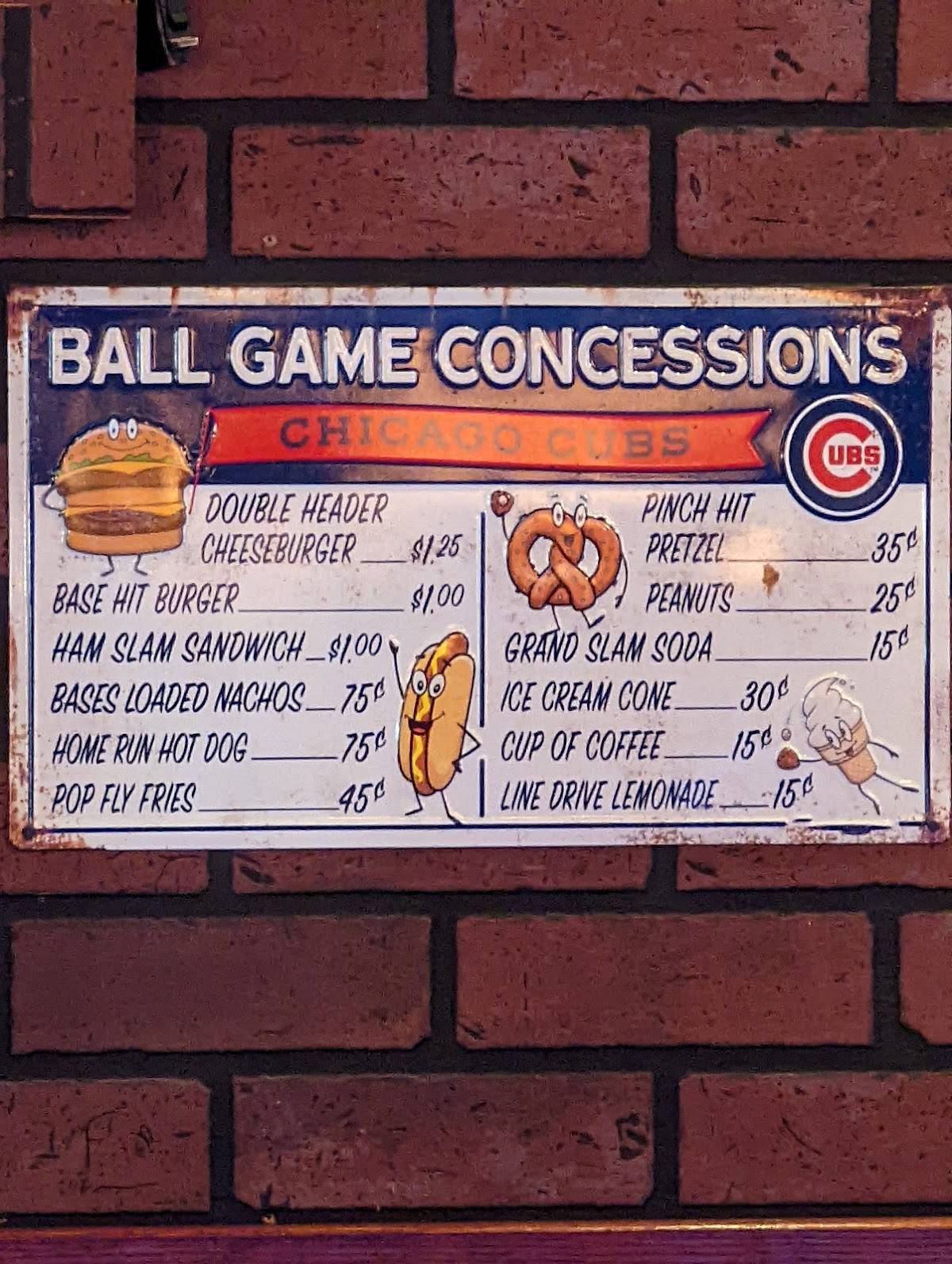 Menu at Poison Ivy Pub, Roscoe