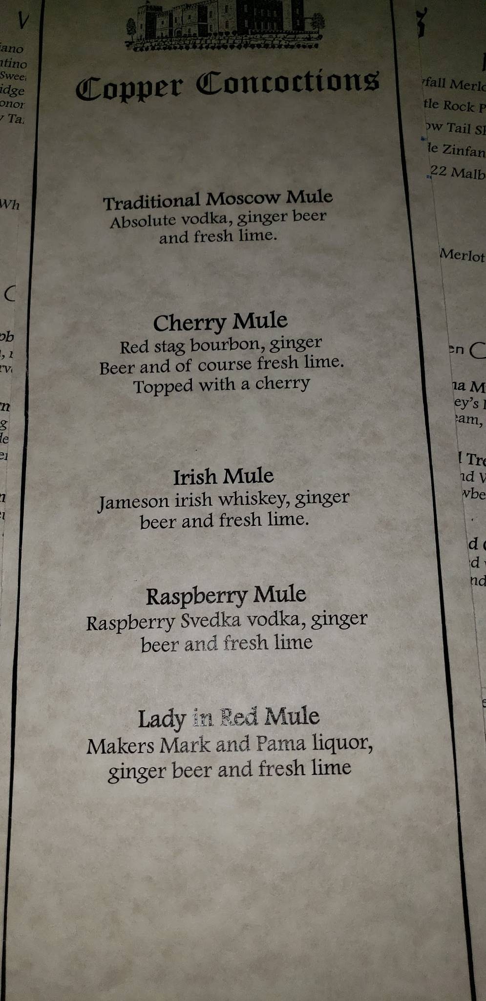 Menu at Shakespeare's Restaurant & Pub, Ellwood City