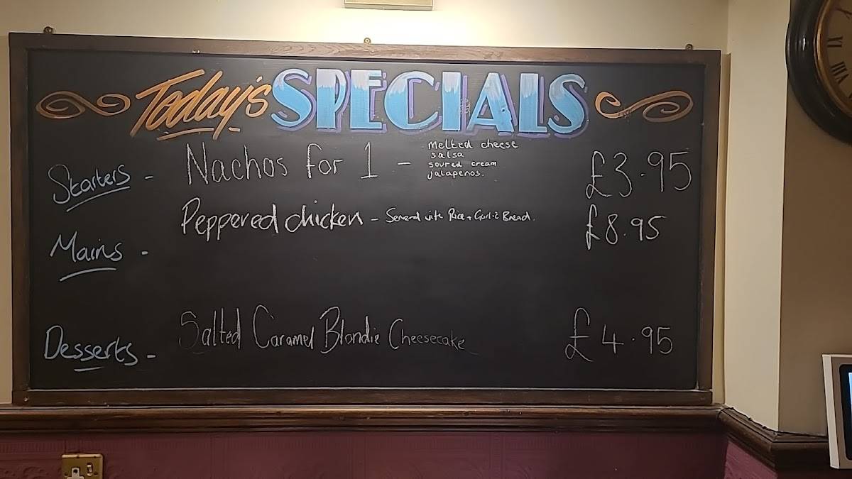 Menu at The Blue Bell pub & bar, Stockton-on-Tees, 663 Yarm Rd