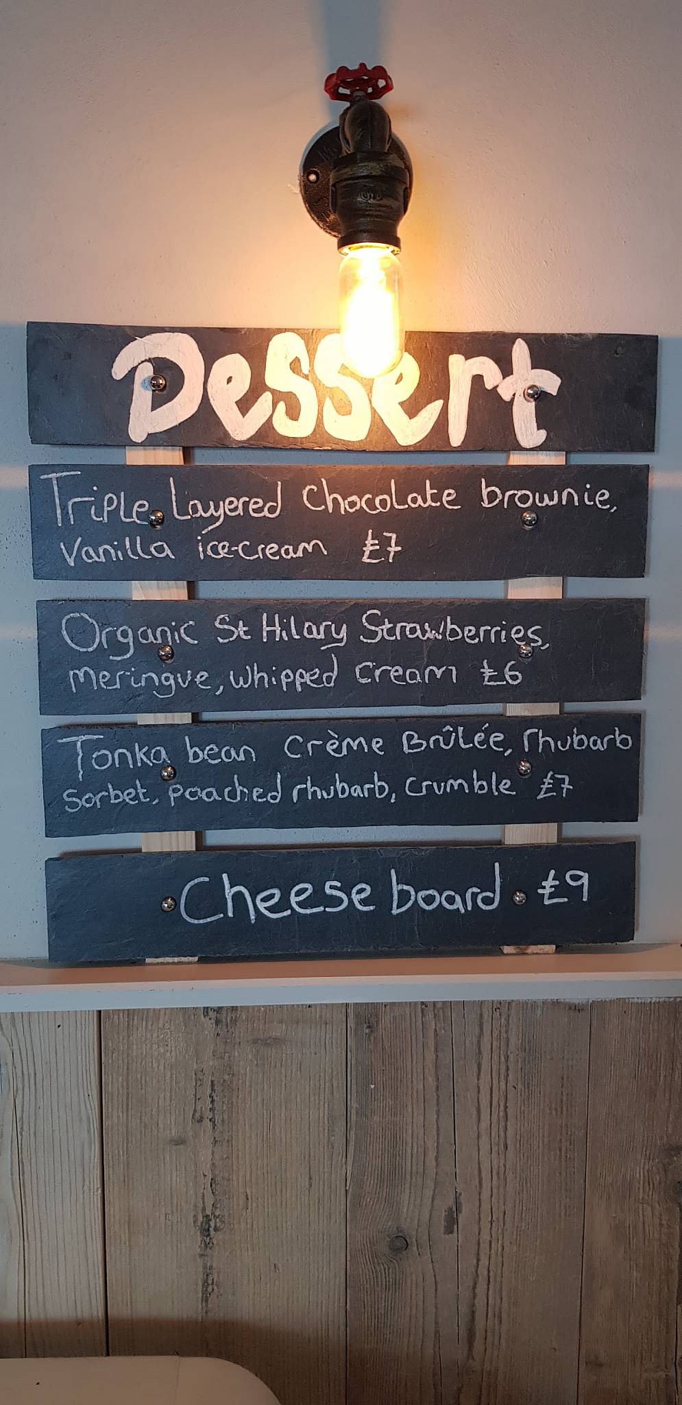 Menu at Fire Engine pub & bar, Marazion