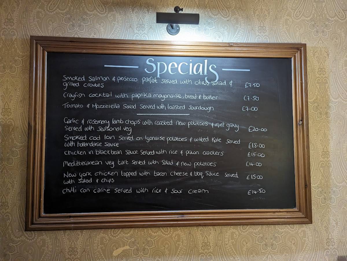 Menu at The Parr Arms pub & bar, Warrington, Grappenhall Ln