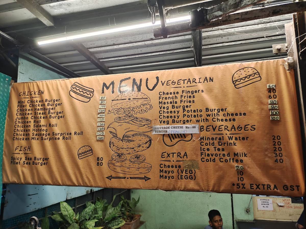 Menu at Burger (KP), Pune, N Main Rd