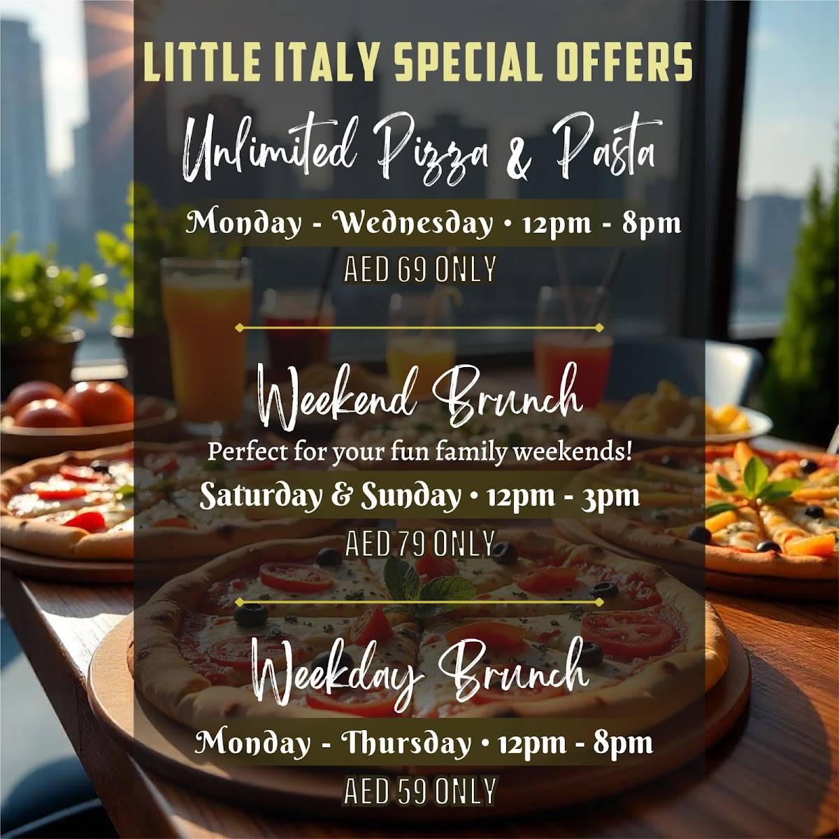Menu at Little Italy Restaurant, (PURE VEG) Bund Garden, Pune, Amrutlal ...