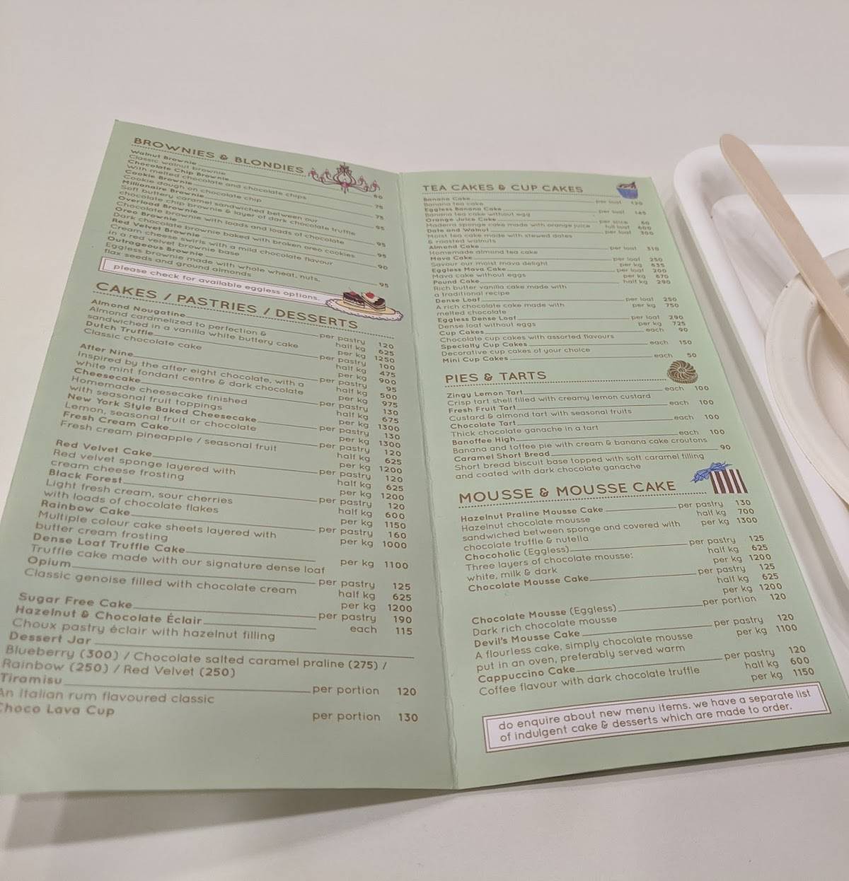 Menu at Theobroma Bakery and Cake Shop - Balewadi, Pune, Pune, Ground ...