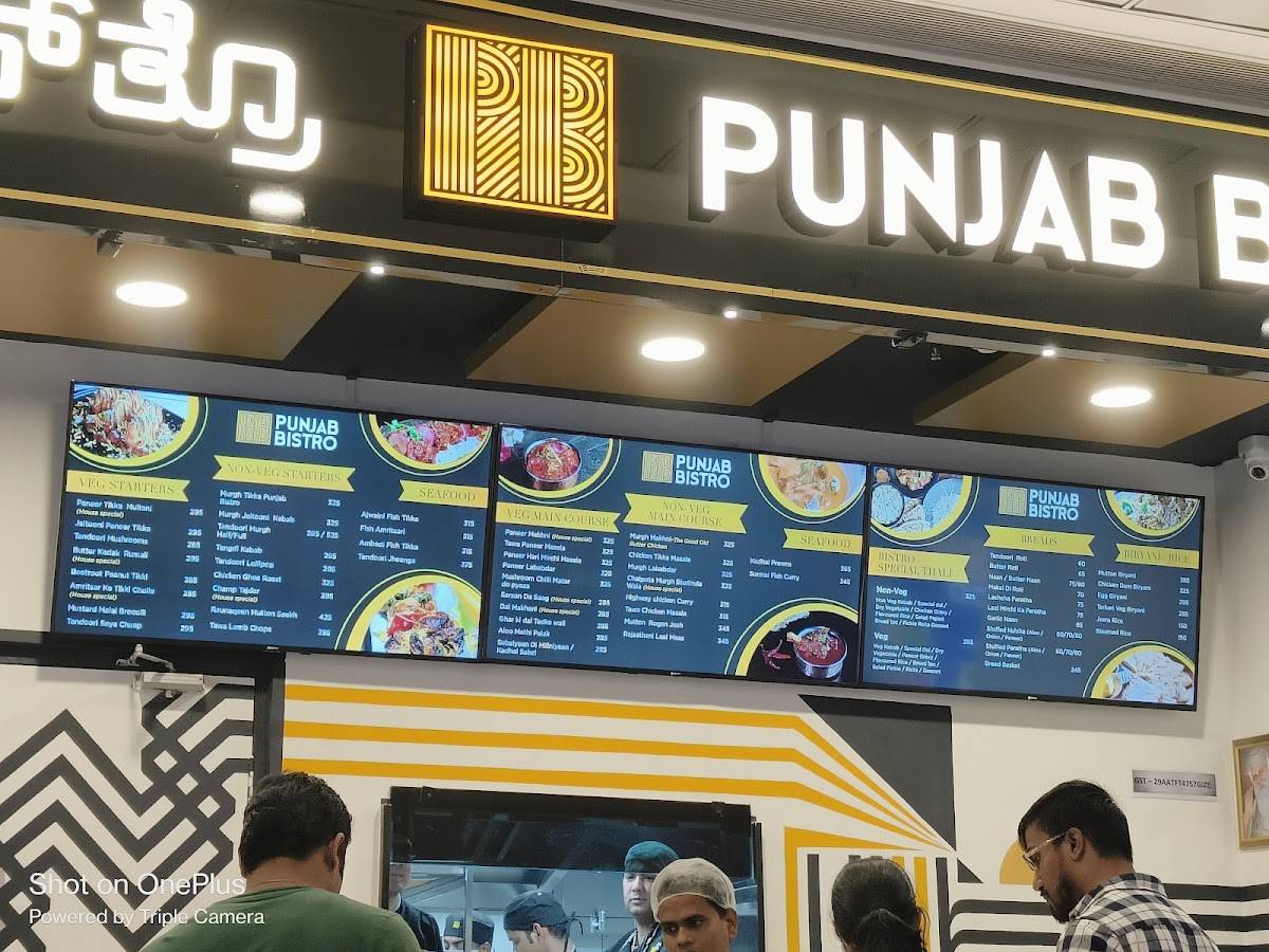 Menu at Punjab Bistro, Bengaluru, RMZ Galleria Mall