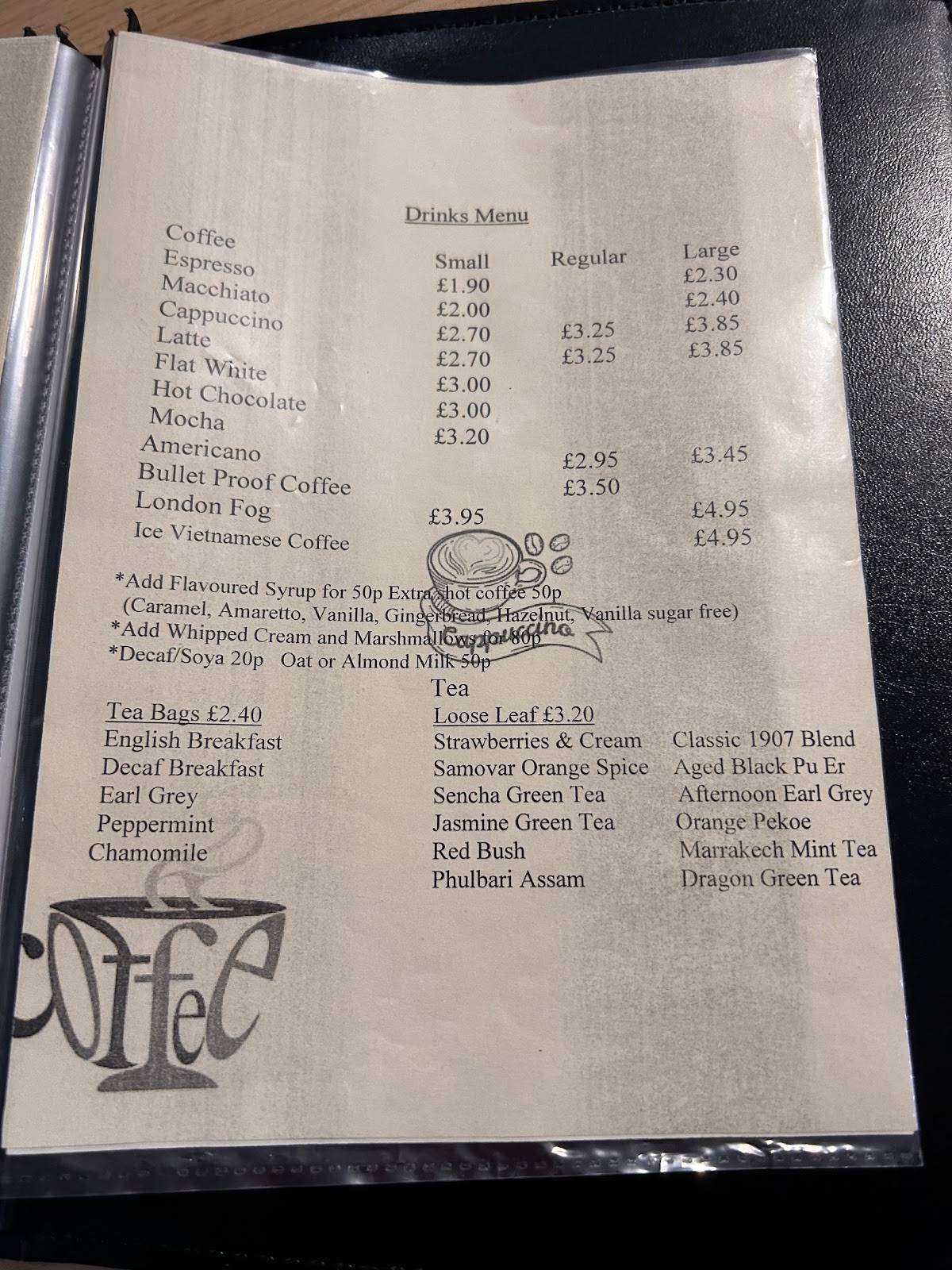 Menu at Quay Ingredient cafe, Newcastle upon Tyne