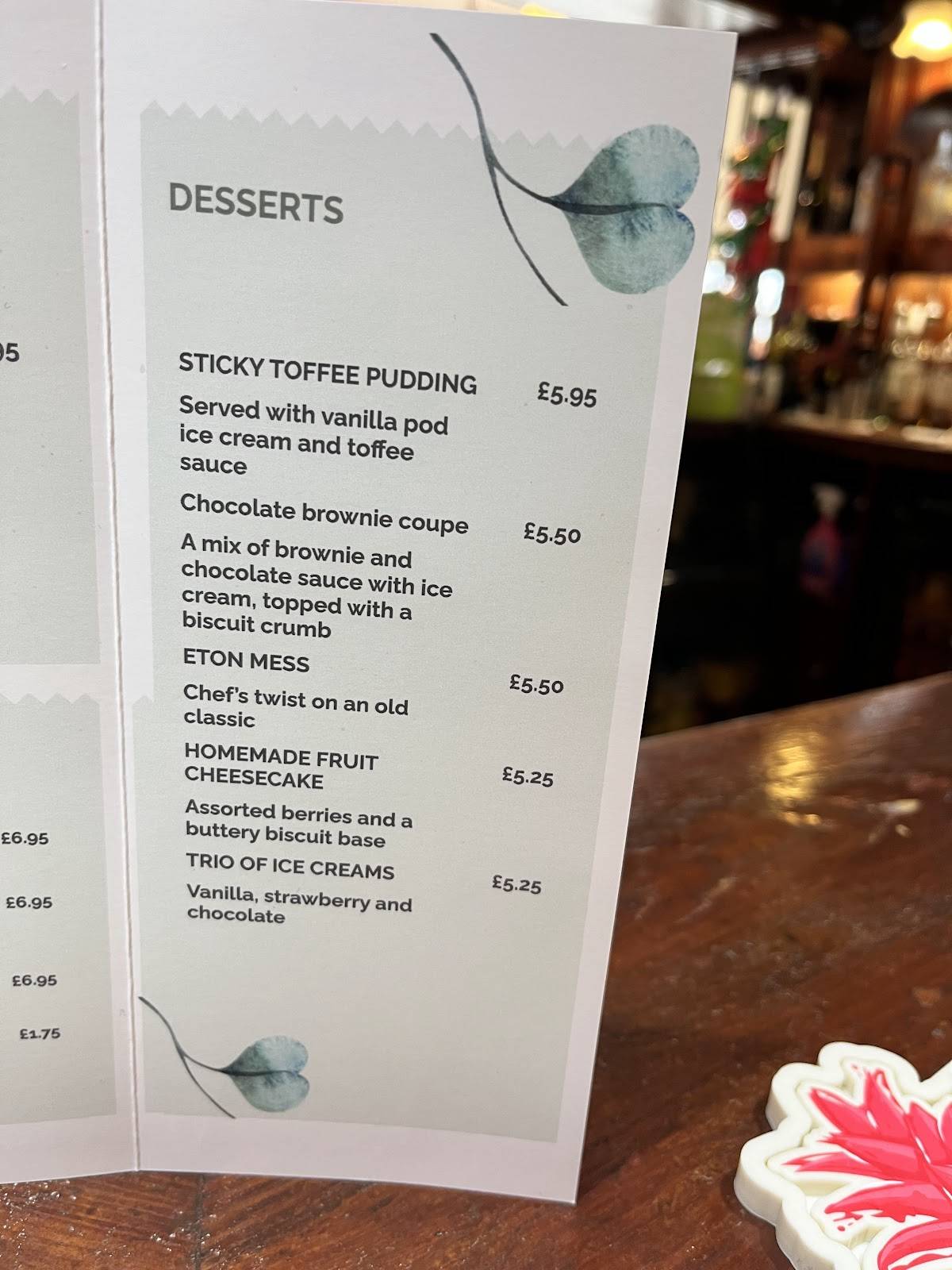 Menu at Queen Street Tavern pub & bar, Forfar