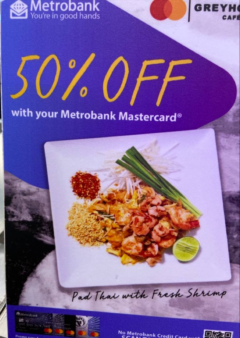 Menu at Greyhound Café Robinsons Magnolia restaurant, Quezon City