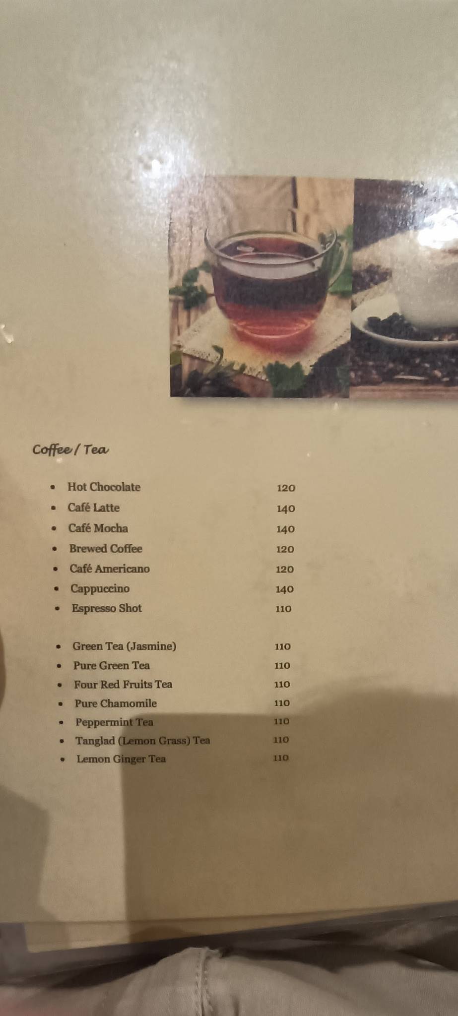 Menu at Relish, Hello Happiness! restaurant, Quezon City