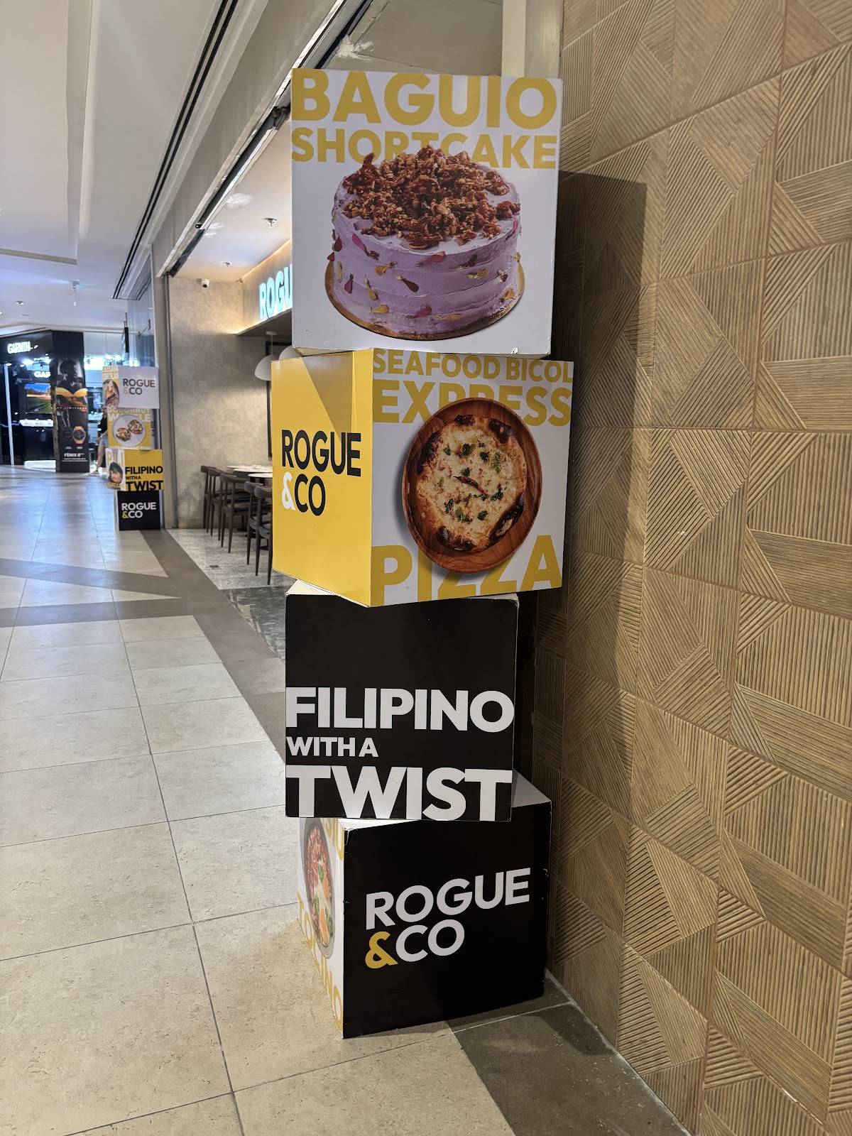 Menu at Rogue&Co cafe, Quezon City