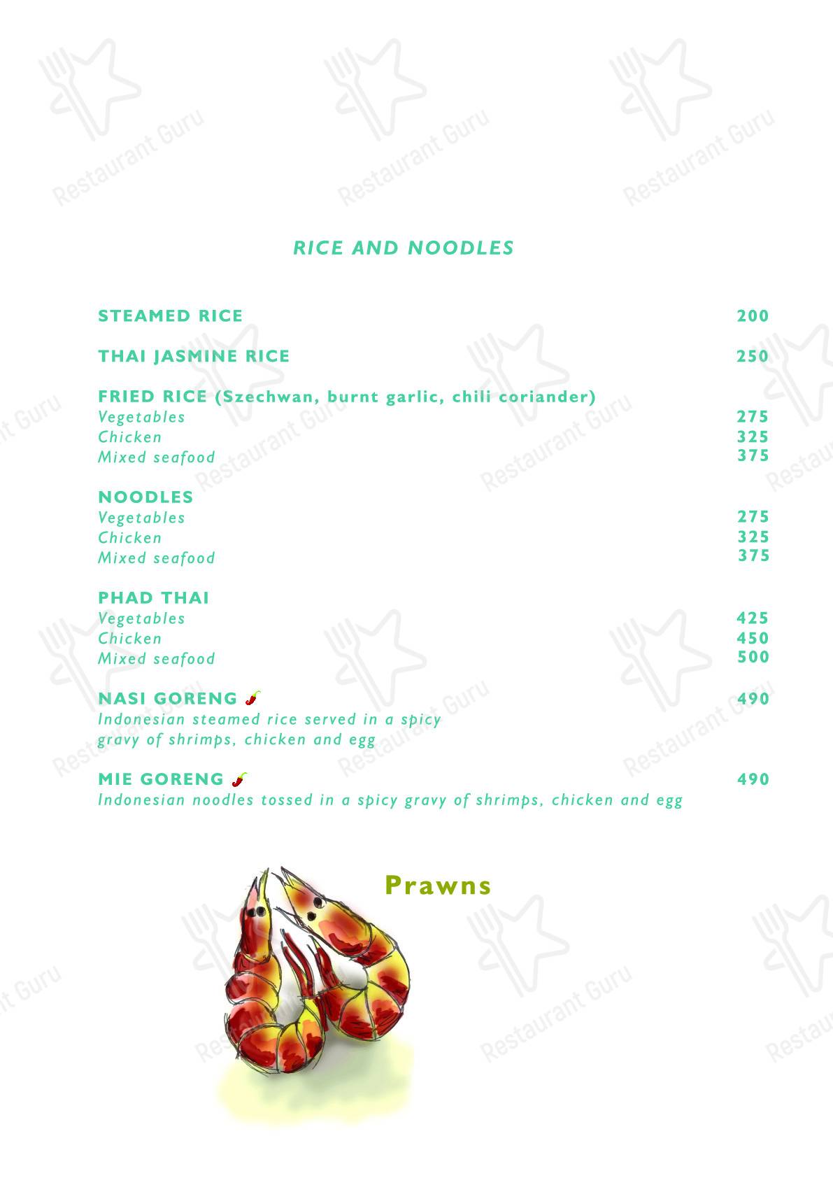 Menu at RKN Beach Resort, Pudukuppam