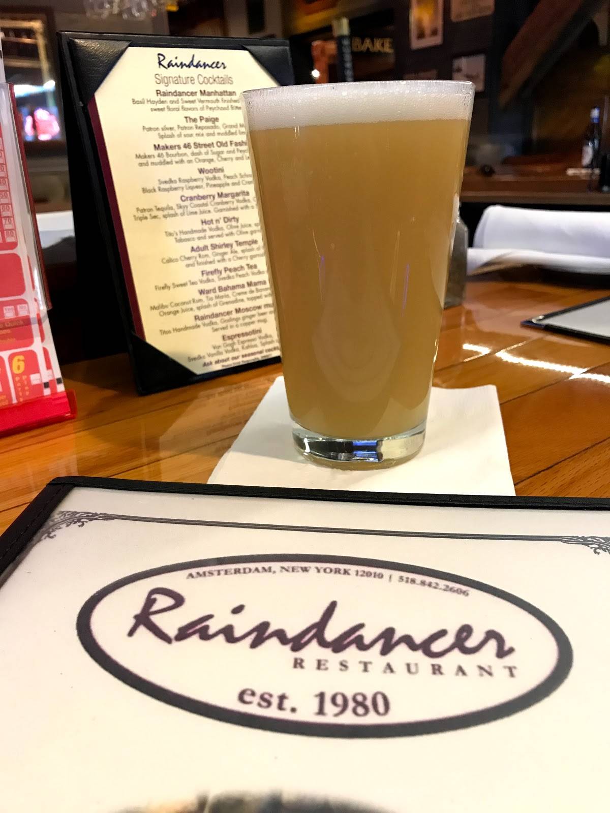Menu at Raindancer Restaurant, Amsterdam, NY-30