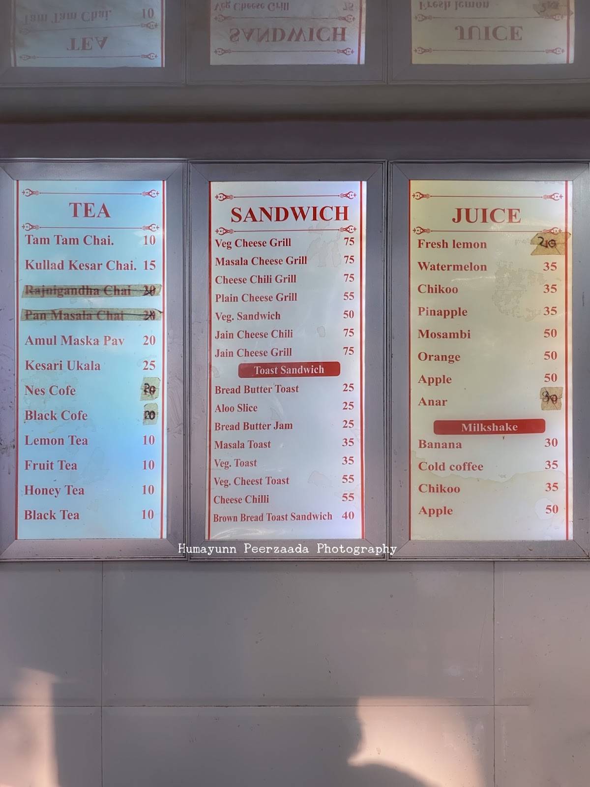 Menu at Rajasthan Tam Tam Tea Point, Mumbai, Ground Floor